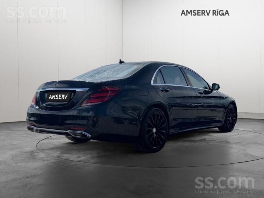Melns Mercedes-Benz S 560 2018 Rīga, ar dzinēja tilpumu 4.00 L un nobraukumu 201 tūkst. km par 32000 €, foto 3 vietnē AUTOMOTO.COM.LV