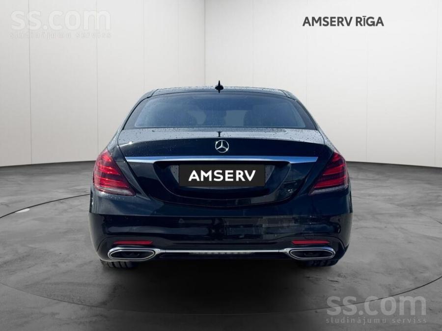 Melns Mercedes-Benz S 560 2018 Rīga, ar dzinēja tilpumu 4.00 L un nobraukumu 201 tūkst. km par 32000 €, foto 5 vietnē AUTOMOTO.COM.LV