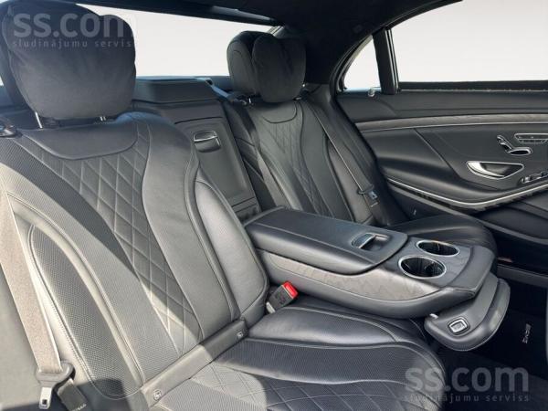 Melns Mercedes-Benz S 560 2018 Rīga, ar dzinēja tilpumu 4.00 L un nobraukumu 201 tūkst. km par 32000 €, foto 7 vietnē AUTOMOTO.COM.LV