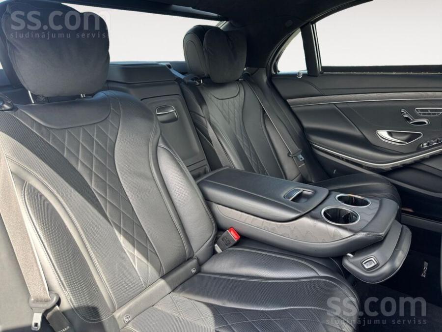 Melns Mercedes-Benz S 560 2018 Rīga, ar dzinēja tilpumu 4.00 L un nobraukumu 201 tūkst. km par 32000 €, foto 8 vietnē AUTOMOTO.COM.LV