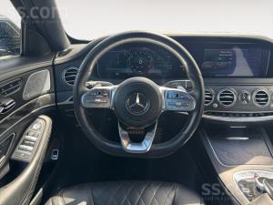 Melns Mercedes-Benz S 560 2018 Rīga, ar dzinēja tilpumu 4.00 L un nobraukumu 201 tūkst. km par 32000 €, foto 10 vietnē AUTOMOTO.COM.LV