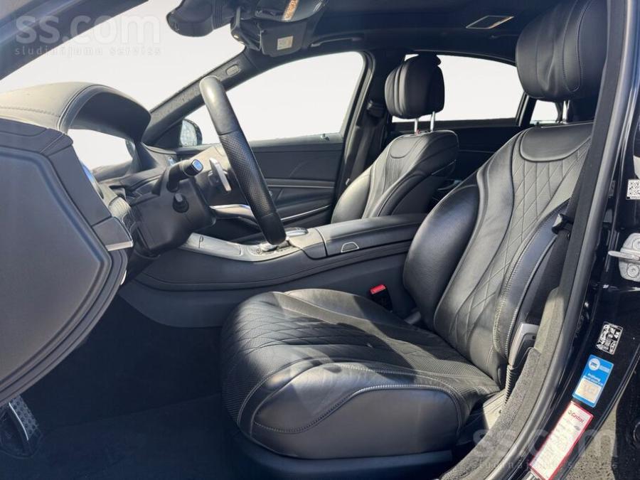 Melns Mercedes-Benz S 560 2018 Rīga, ar dzinēja tilpumu 4.00 L un nobraukumu 201 tūkst. km par 32000 €, foto 12 vietnē AUTOMOTO.COM.LV