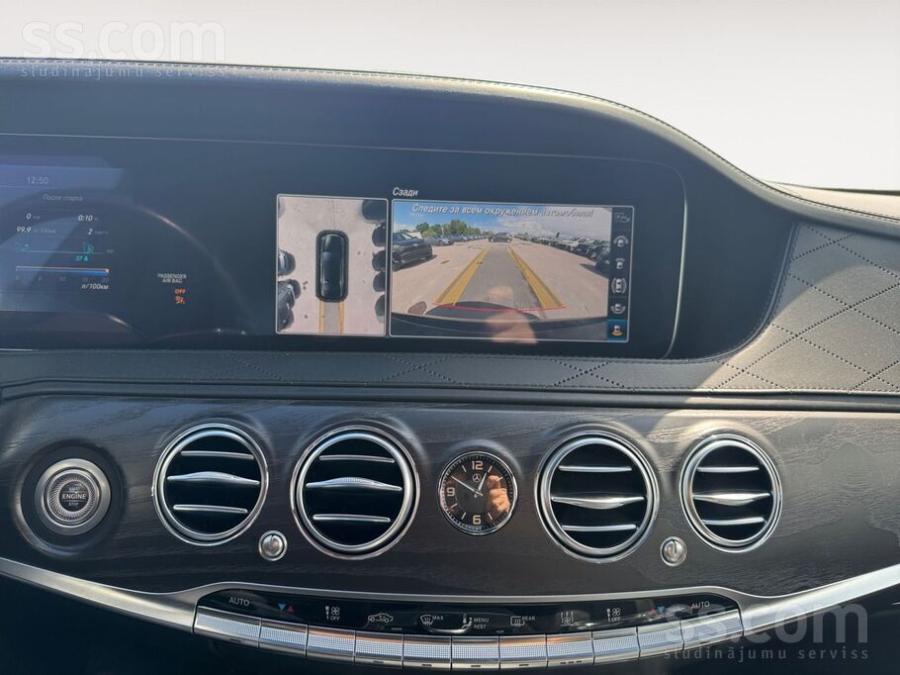 Melns Mercedes-Benz S 560 2018 Rīga, ar dzinēja tilpumu 4.00 L un nobraukumu 201 tūkst. km par 32000 €, foto 15 vietnē AUTOMOTO.COM.LV