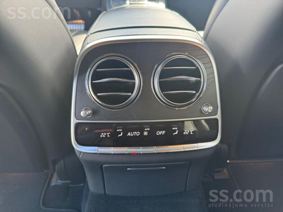 Melns Mercedes-Benz S 560 2018 Rīga, ar dzinēja tilpumu 4.00 L un nobraukumu 201 tūkst. km par 32000 €, foto 19 vietnē AUTOMOTO.COM.LV