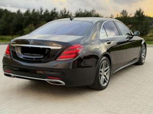 Melns Mercedes-Benz S 560 2018 Klaipėda, ar dzinēja tilpumu 3.98 L un nobraukumu 237 tūkst. km par 32700 €, foto 6 vietnē AUTOMOTO.COM.LV
