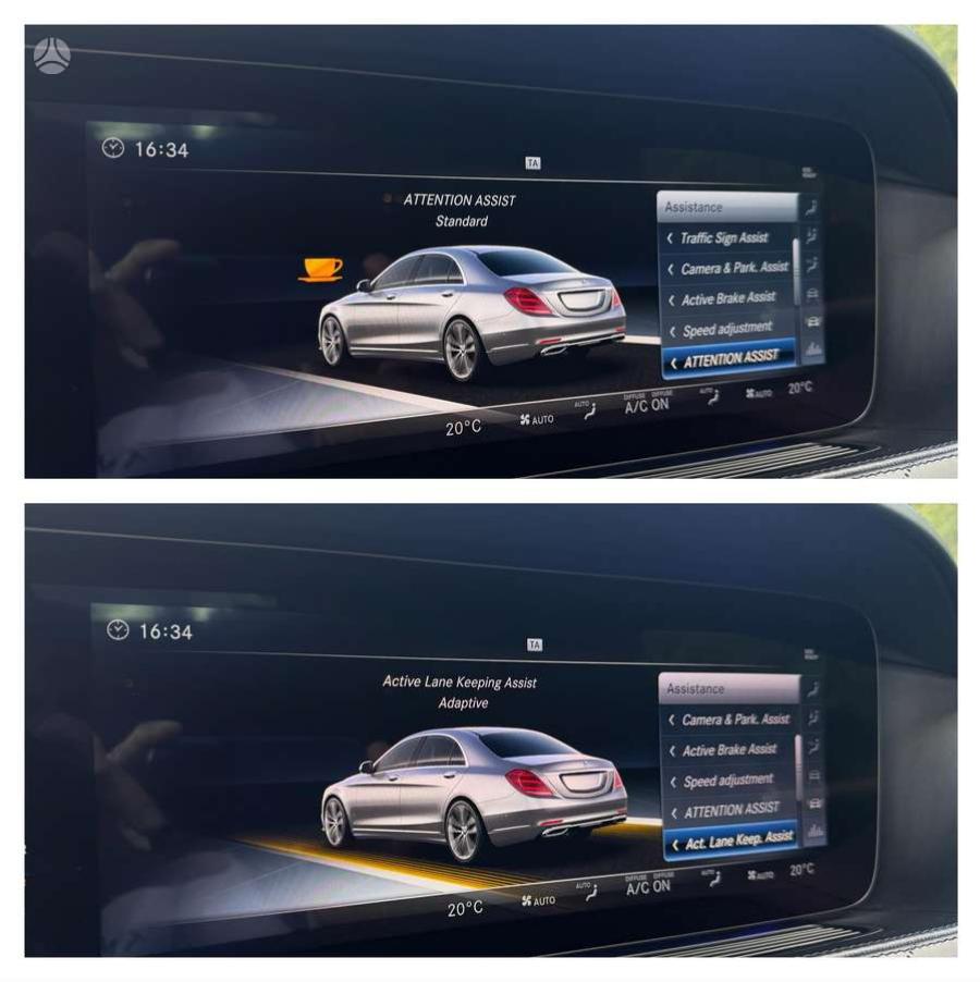Melns Mercedes-Benz S 560 2018 Klaipėda, ar dzinēja tilpumu 3.98 L un nobraukumu 237 tūkst. km par 32700 €, foto 28 vietnē AUTOMOTO.COM.LV