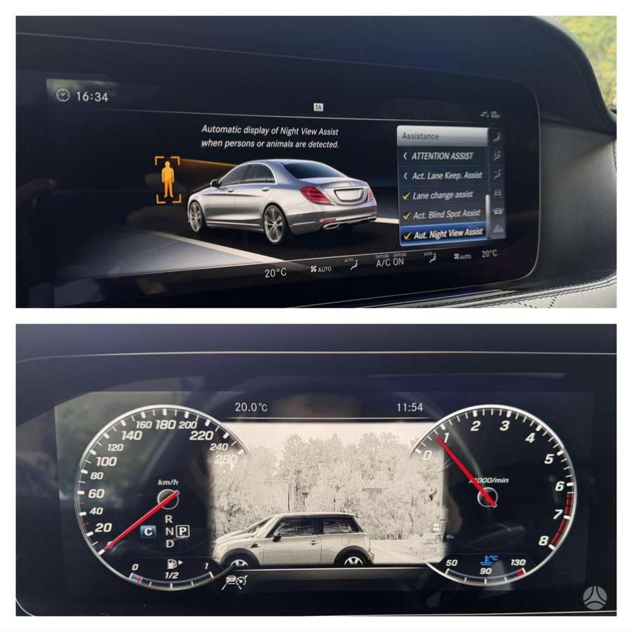 Melns Mercedes-Benz S 560 2018 Klaipėda, ar dzinēja tilpumu 3.98 L un nobraukumu 237 tūkst. km par 32700 €, foto 32 vietnē AUTOMOTO.COM.LV