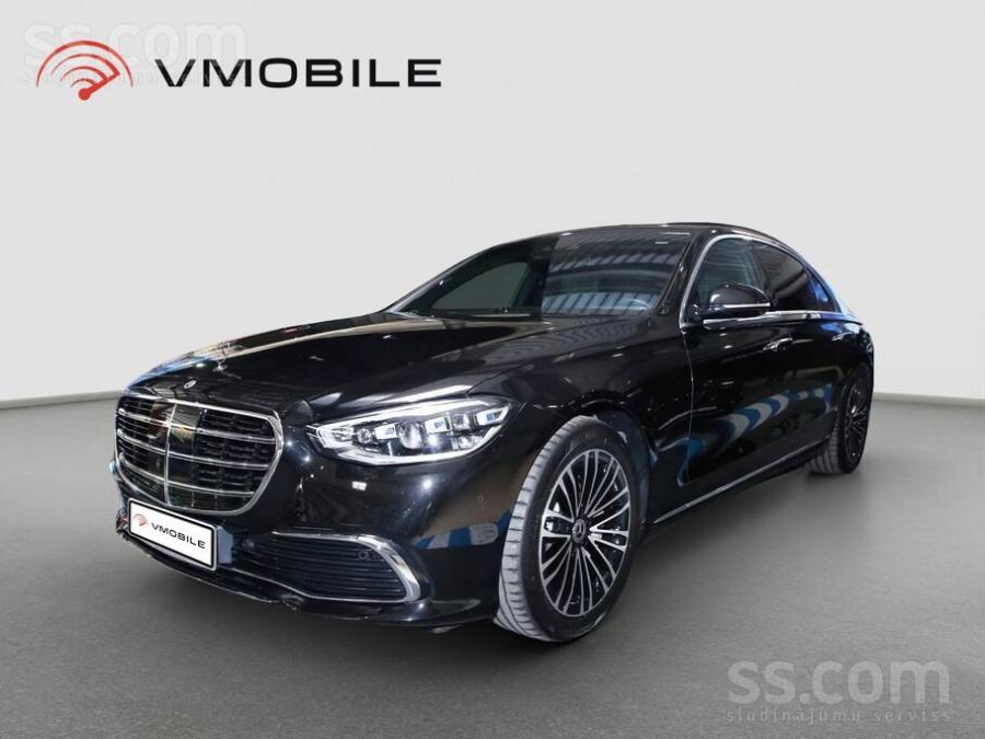 Черный Мерседес S 560 2024 в Рига, объемом двигателя 3.00 л и пробегом 23 тыс. км за 93990 €, фото 1 на AUTOMOTO.COM.LV