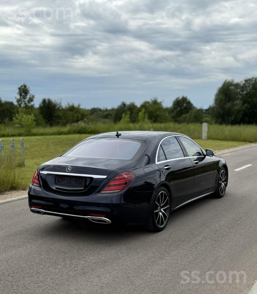 Zils Mercedes-Benz S 560 2019 Daugavpils, ar dzinēja tilpumu 4.00 L un nobraukumu 99 tūkst. km par 47000 €, foto 4 vietnē AUTOMOTO.COM.LV