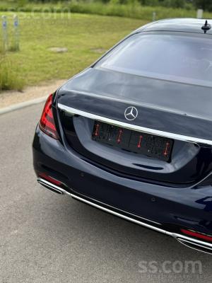 Zils Mercedes-Benz S 560 2019 Daugavpils, ar dzinēja tilpumu 4.00 L un nobraukumu 99 tūkst. km par 47000 €, foto 5 vietnē AUTOMOTO.COM.LV