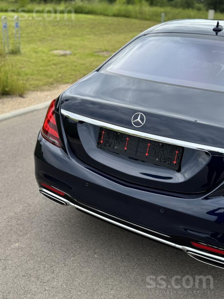 Zils Mercedes-Benz S 560 2019 Daugavpils, ar dzinēja tilpumu 4.00 L un nobraukumu 99 tūkst. km par 47000 €, foto 5 vietnē AUTOMOTO.COM.LV