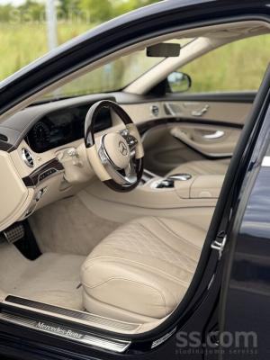 Zils Mercedes-Benz S 560 2019 Daugavpils, ar dzinēja tilpumu 4.00 L un nobraukumu 99 tūkst. km par 47000 €, foto 10 vietnē AUTOMOTO.COM.LV