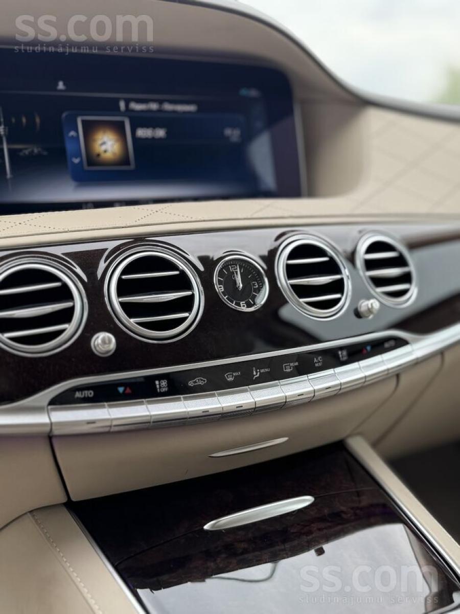 Zils Mercedes-Benz S 560 2019 Daugavpils, ar dzinēja tilpumu 4.00 L un nobraukumu 99 tūkst. km par 47000 €, foto 11 vietnē AUTOMOTO.COM.LV