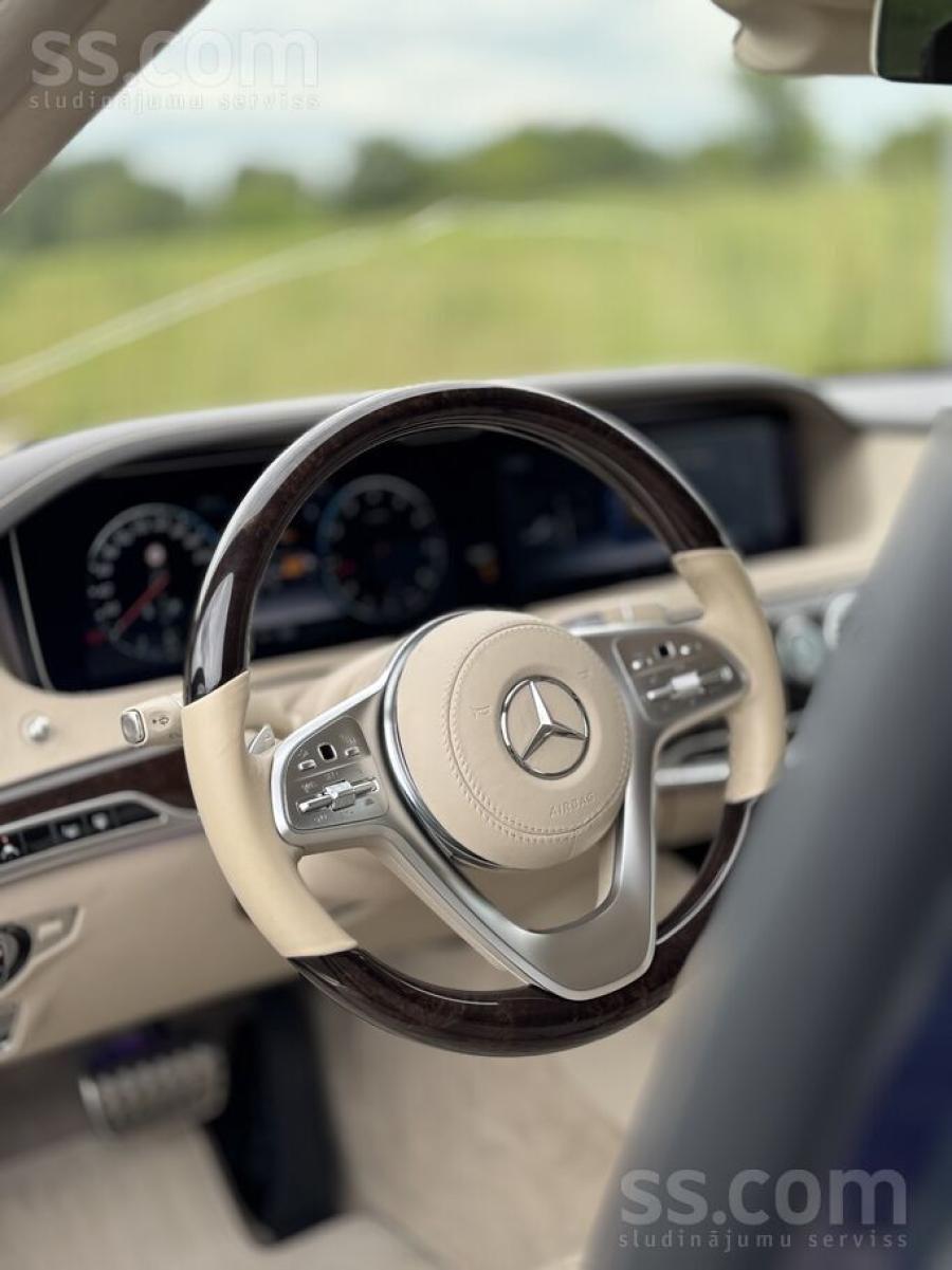 Zils Mercedes-Benz S 560 2019 Daugavpils, ar dzinēja tilpumu 4.00 L un nobraukumu 99 tūkst. km par 47000 €, foto 13 vietnē AUTOMOTO.COM.LV
