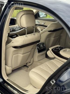 Zils Mercedes-Benz S 560 2019 Daugavpils, ar dzinēja tilpumu 4.00 L un nobraukumu 99 tūkst. km par 47000 €, foto 16 vietnē AUTOMOTO.COM.LV