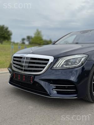 Zils Mercedes-Benz S 560 2019 Daugavpils, ar dzinēja tilpumu 4.00 L un nobraukumu 99 tūkst. km par 47000 €, foto 21 vietnē AUTOMOTO.COM.LV
