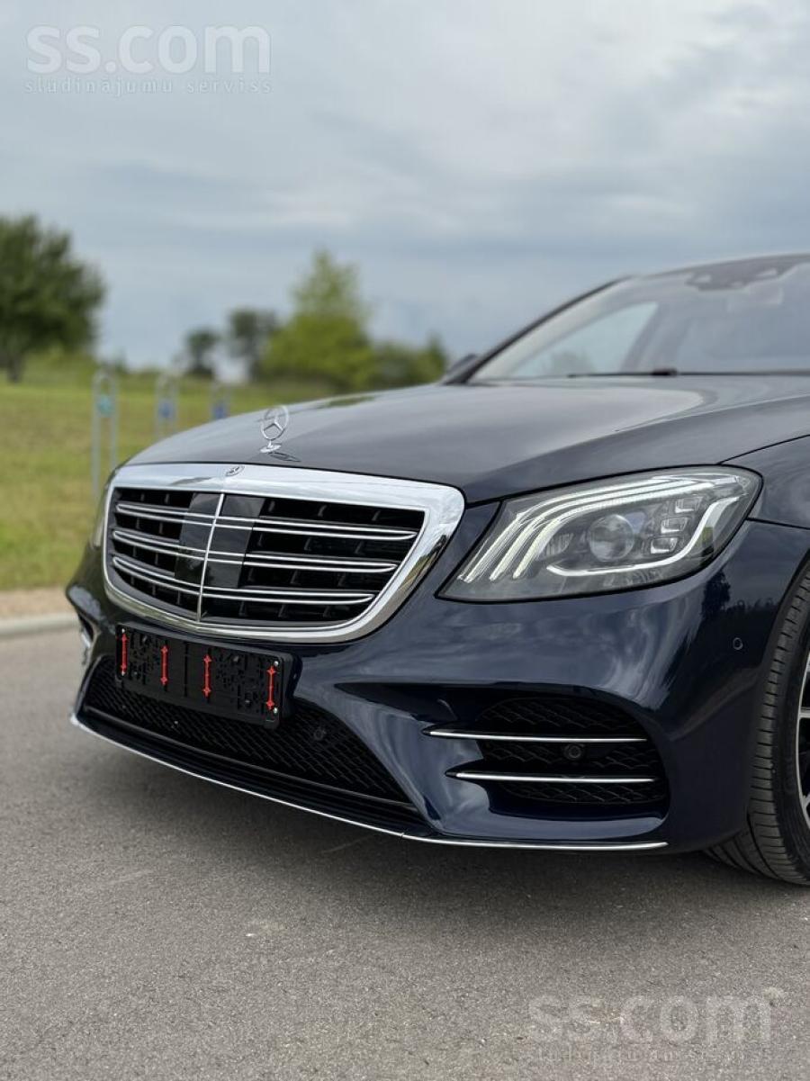 Zils Mercedes-Benz S 560 2019 Daugavpils, ar dzinēja tilpumu 4.00 L un nobraukumu 99 tūkst. km par 47000 €, foto 21 vietnē AUTOMOTO.COM.LV