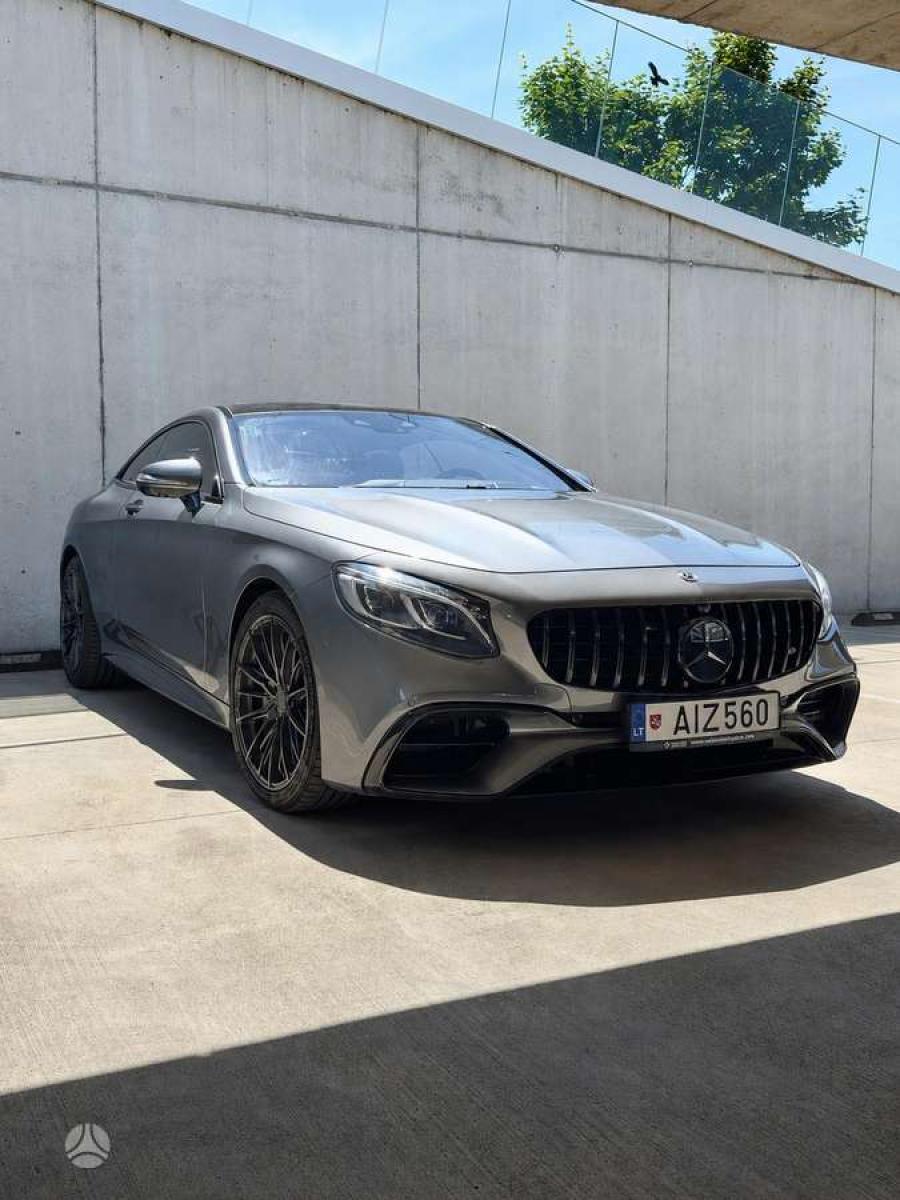 Pelēks Mercedes-Benz S 560 2019 Viļņa, ar dzinēja tilpumu 3.98 L un nobraukumu 170 tūkst. km par 44500 €, foto 3 vietnē AUTOMOTO.COM.LV