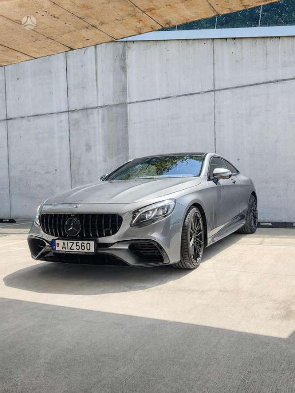 Pelēks Mercedes-Benz S 560 2019 Viļņa, ar dzinēja tilpumu 3.98 L un nobraukumu 170 tūkst. km par 44500 €, foto 3 vietnē AUTOMOTO.COM.LV