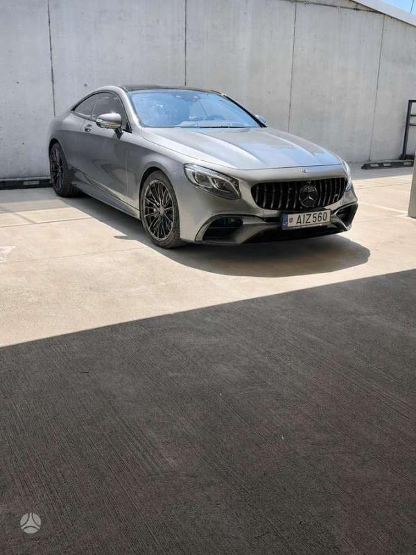 Pelēks Mercedes-Benz S 560 2019 Viļņa, ar dzinēja tilpumu 3.98 L un nobraukumu 170 tūkst. km par 44500 €, foto 5 vietnē AUTOMOTO.COM.LV