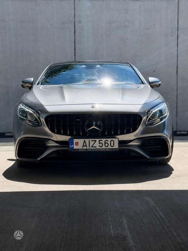 Pelēks Mercedes-Benz S 560 2019 Viļņa, ar dzinēja tilpumu 3.98 L un nobraukumu 170 tūkst. km par 44500 €, foto 6 vietnē AUTOMOTO.COM.LV