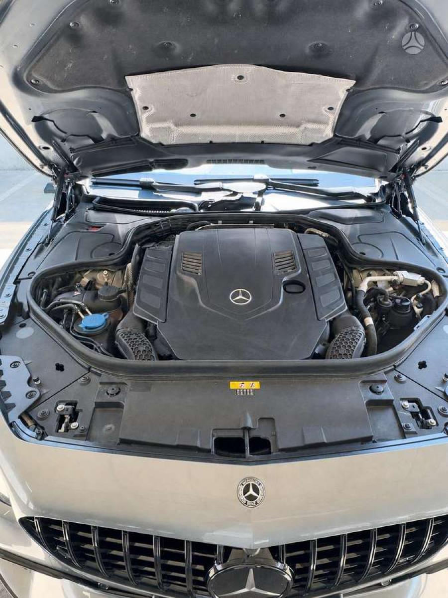 Pelēks Mercedes-Benz S 560 2019 Viļņa, ar dzinēja tilpumu 3.98 L un nobraukumu 170 tūkst. km par 44500 €, foto 8 vietnē AUTOMOTO.COM.LV