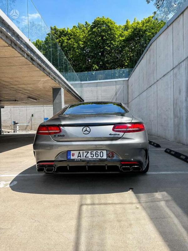 Pelēks Mercedes-Benz S 560 2019 Viļņa, ar dzinēja tilpumu 3.98 L un nobraukumu 170 tūkst. km par 44500 €, foto 9 vietnē AUTOMOTO.COM.LV