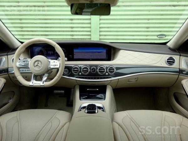 Pelēks Mercedes-Benz S 560 2018 Rīga, ar dzinēja tilpumu 4.00 L un nobraukumu 126 tūkst. km par 39900 €, foto 6 vietnē AUTOMOTO.COM.LV