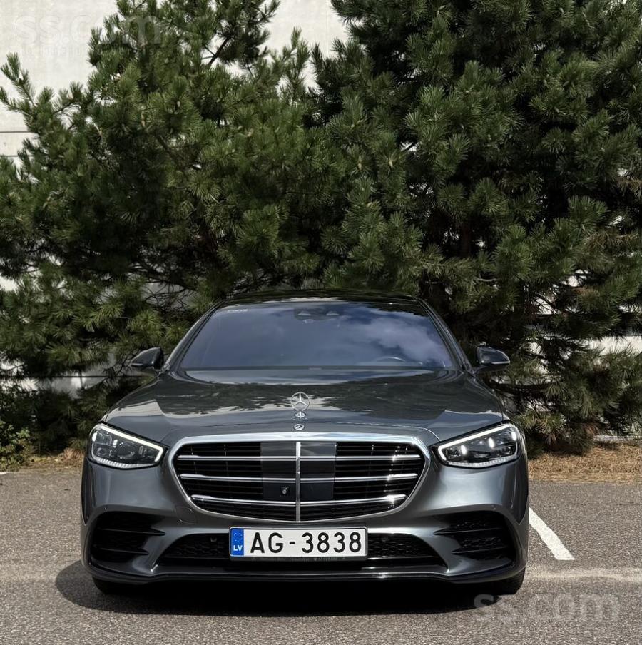 Pelēks Mercedes-Benz S 560 2022 Rīga, ar dzinēja tilpumu 4.00 L un nobraukumu 71 tūkst. km par 79500 €, foto 4 vietnē AUTOMOTO.COM.LV