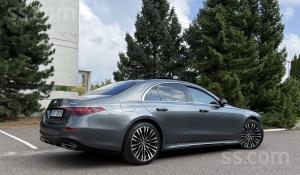 Pelēks Mercedes-Benz S 560 2022 Rīga, ar dzinēja tilpumu 4.00 L un nobraukumu 71 tūkst. km par 79500 €, foto 6 vietnē AUTOMOTO.COM.LV