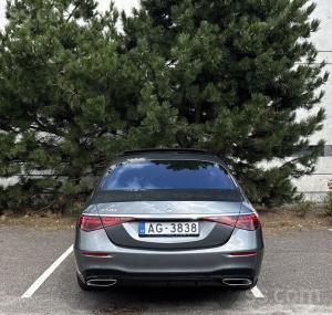 Pelēks Mercedes-Benz S 560 2022 Rīga, ar dzinēja tilpumu 4.00 L un nobraukumu 71 tūkst. km par 79500 €, foto 8 vietnē AUTOMOTO.COM.LV