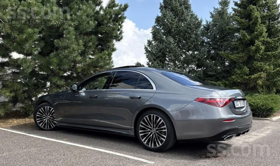 Pelēks Mercedes-Benz S 560 2022 Rīga, ar dzinēja tilpumu 4.00 L un nobraukumu 71 tūkst. km par 79500 €, foto 9 vietnē AUTOMOTO.COM.LV