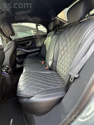 Pelēks Mercedes-Benz S 560 2022 Rīga, ar dzinēja tilpumu 4.00 L un nobraukumu 71 tūkst. km par 79500 €, foto 12 vietnē AUTOMOTO.COM.LV