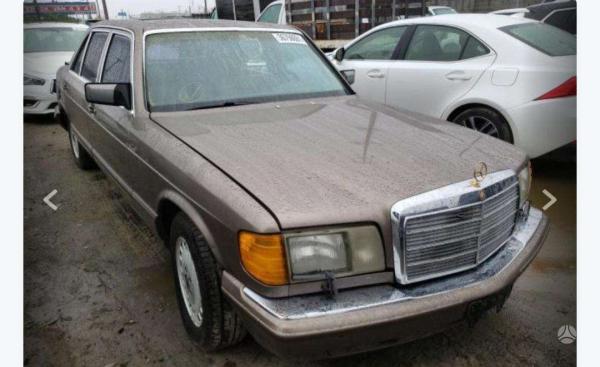 Mercedes-Benz S 560 1991 in Siauliai, with an engine capacity of 5.60 L and mileage of 160 thousand km for 7500 €, photo 2 on AUTOMOTO.COM.LV