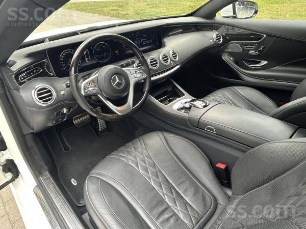 Balts Mercedes-Benz S 560 2019 Tallina, ar dzinēja tilpumu 4.00 L un nobraukumu 76 tūkst. km par 73100 €, foto 10 vietnē AUTOMOTO.COM.LV