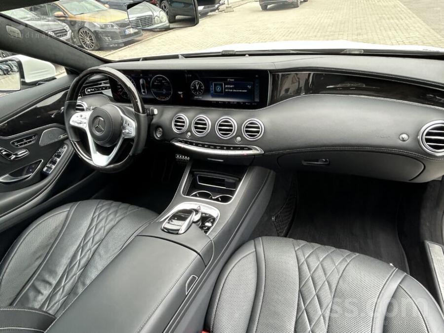 Белый Мерседес S 560 2019 в Таллин, объемом двигателя 4.00 л и пробегом 76 тыс. км за 73100 €, фото 18 на AUTOMOTO.COM.LV