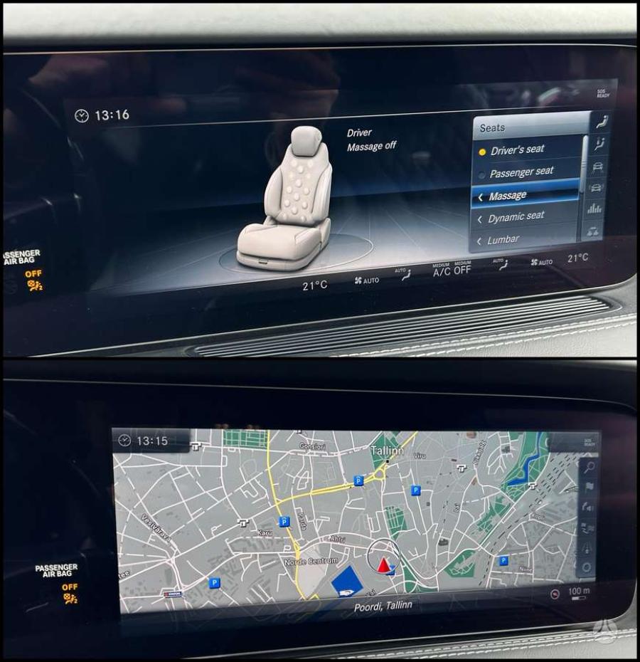 Белый Мерседес S 560 2019 в Таллин, объемом двигателя 3.98 л и пробегом 76 тыс. км за 68209 €, фото 22 на AUTOMOTO.COM.LV