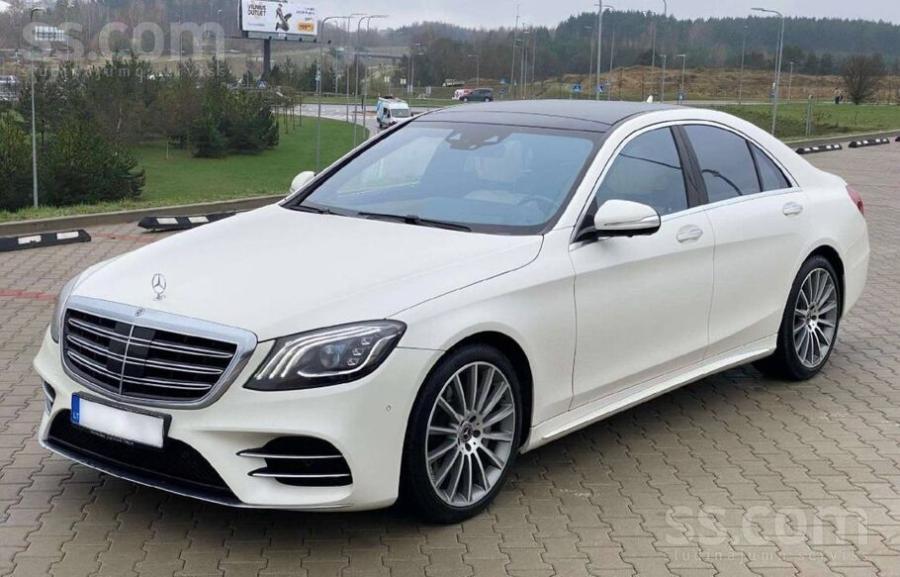 Balts Mercedes-Benz S 560 2018 Bauska, ar dzinēja tilpumu 5.00 L un nobraukumu 175 tūkst. km par 36000 €, foto 4 vietnē AUTOMOTO.COM.LV