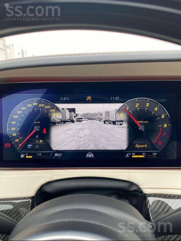 Мерседес S 560 2018 в Бауска на AUTOMOTO.COM.LV Белый Мерседес S 560 2018 в Бауска, объемом двигателя 5.00 л и пробегом 175 тыс. км за 36000 €, фото 9 на AUTOMOTO.COM.LV