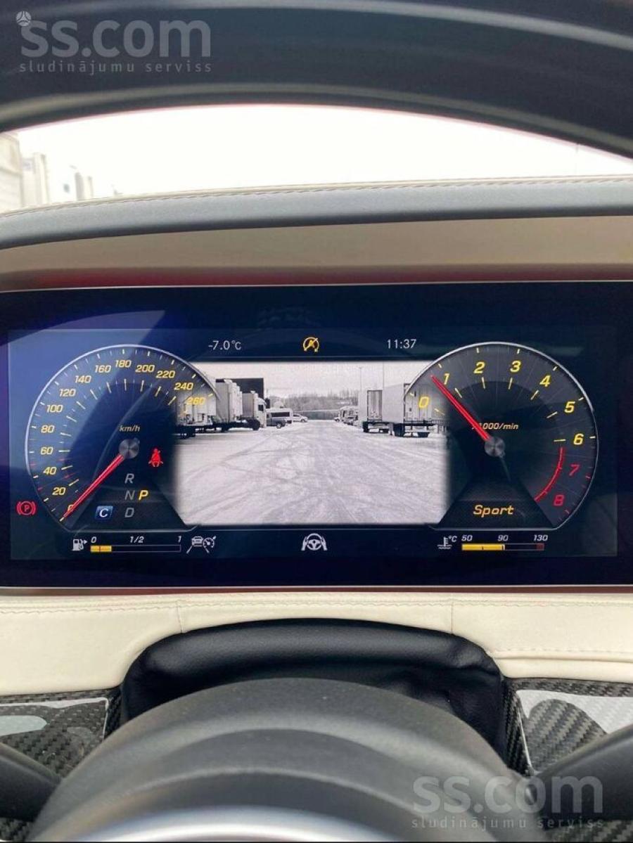 Balts Mercedes-Benz S 560 2018 Bauska, ar dzinēja tilpumu 5.00 L un nobraukumu 175 tūkst. km par 36000 €, foto 9 vietnē AUTOMOTO.COM.LV