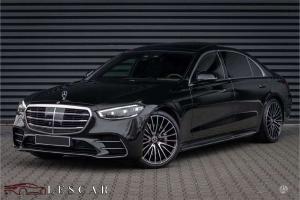 Melns Mercedes-Benz S 580 2025 Viļņa, ar dzinēja tilpumu 3.98 L un nobraukumu 6 tūkst. km par 145000 €, foto  vietnē AUTOMOTO.COM.LV