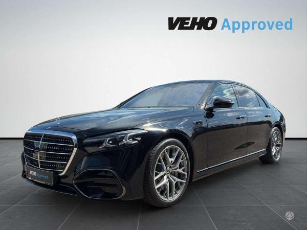 Melns Mercedes-Benz S 580 2026 Viļņa, ar dzinēja tilpumu 3.98 L un nobraukumu 15 tūkst. km par 180900 €, foto 1 vietnē AUTOMOTO.COM.LV