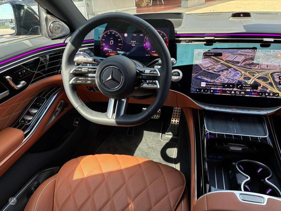 Melns Mercedes-Benz S 580 2026 Viļņa, ar dzinēja tilpumu 3.98 L un nobraukumu 15 tūkst. km par 180900 €, foto 20 vietnē AUTOMOTO.COM.LV