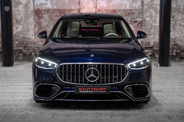 Zils Mercedes-Benz S 580 2023 Kauņa, ar dzinēja tilpumu 3.98 L un nobraukumu 40 tūkst. km par 83000 €, foto 1 vietnē AUTOMOTO.COM.LV