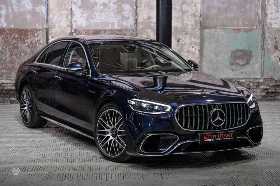 Zils Mercedes-Benz S 580 2023 Kauņa, ar dzinēja tilpumu 3.98 L un nobraukumu 40 tūkst. km par 83000 €, foto 3 vietnē AUTOMOTO.COM.LV