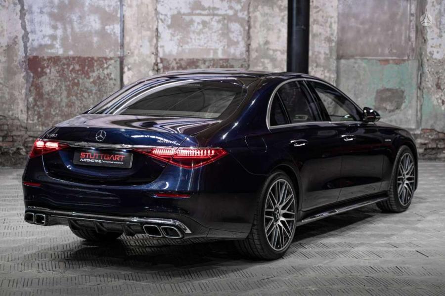 Zils Mercedes-Benz S 580 2023 Kauņa, ar dzinēja tilpumu 3.98 L un nobraukumu 40 tūkst. km par 83000 €, foto 7 vietnē AUTOMOTO.COM.LV