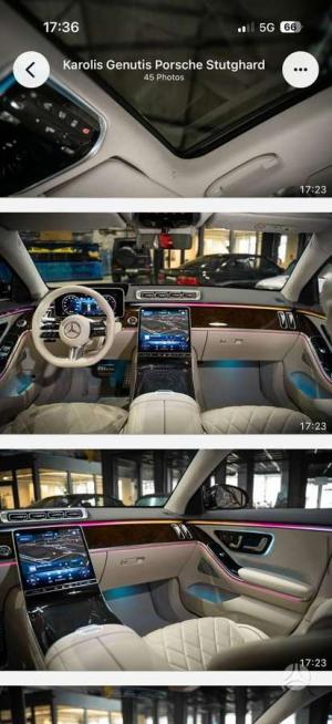Zils Mercedes-Benz S 580 2023 Kauņa, ar dzinēja tilpumu 3.98 L un nobraukumu 40 tūkst. km par 83000 €, foto 9 vietnē AUTOMOTO.COM.LV