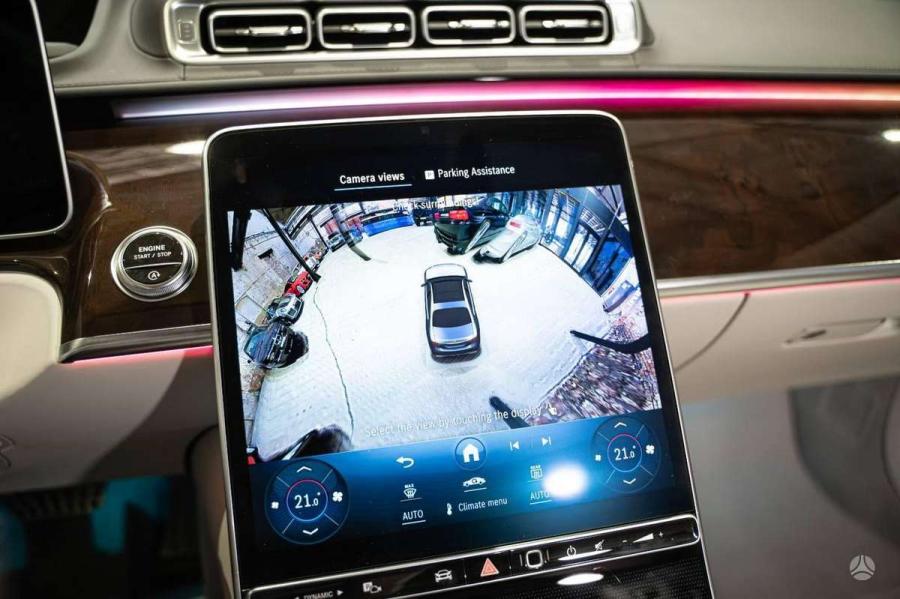 Zils Mercedes-Benz S 580 2023 Kauņa, ar dzinēja tilpumu 3.98 L un nobraukumu 40 tūkst. km par 83000 €, foto 12 vietnē AUTOMOTO.COM.LV
