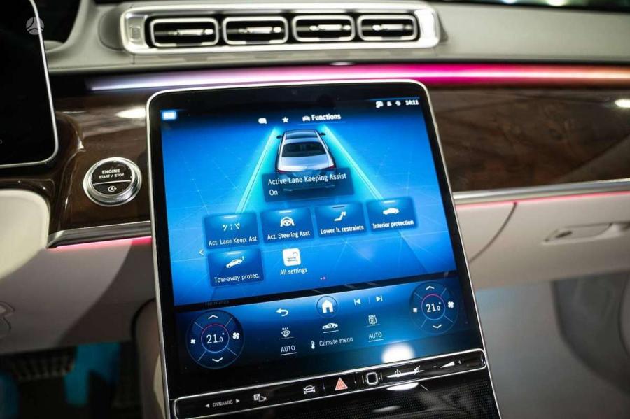 Zils Mercedes-Benz S 580 2023 Kauņa, ar dzinēja tilpumu 3.98 L un nobraukumu 40 tūkst. km par 83000 €, foto 14 vietnē AUTOMOTO.COM.LV