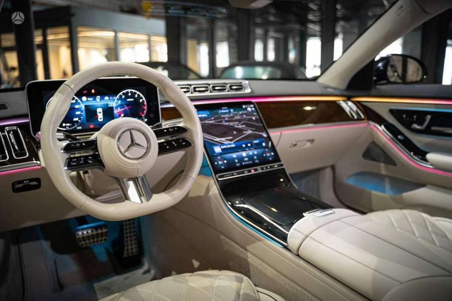 Zils Mercedes-Benz S 580 2023 Kauņa, ar dzinēja tilpumu 3.98 L un nobraukumu 40 tūkst. km par 83000 €, foto 20 vietnē AUTOMOTO.COM.LV